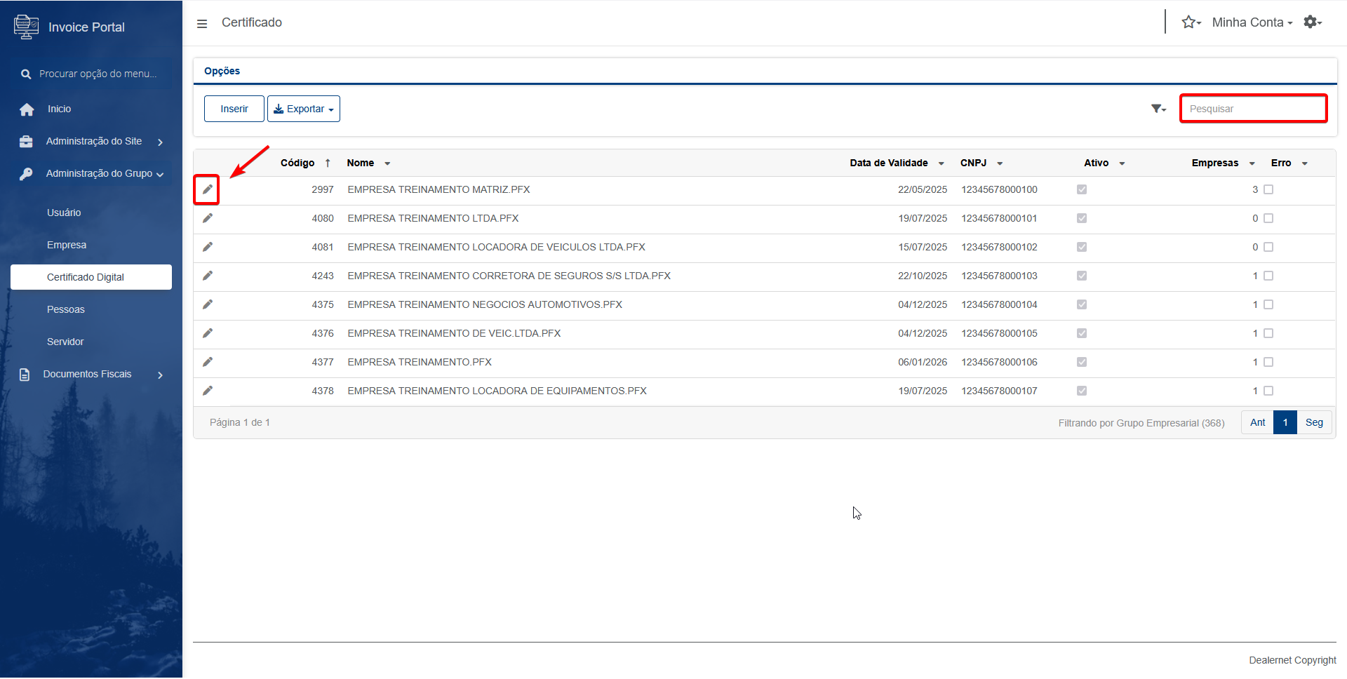 GUIA RÁPIDO | INVOICE PORTAL